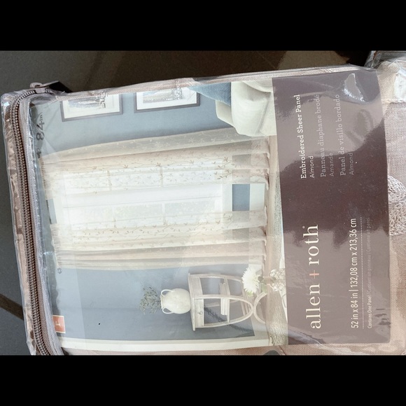 allen & roth | Accents | Allen Roth Embroidered Sheer Panels | Poshmark